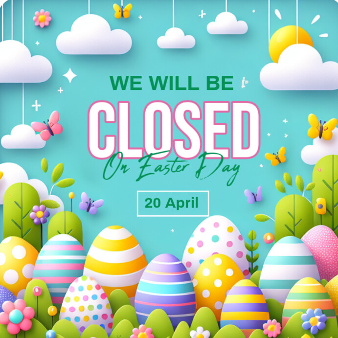 Plantilla de Easter ad template | PosterMyWall