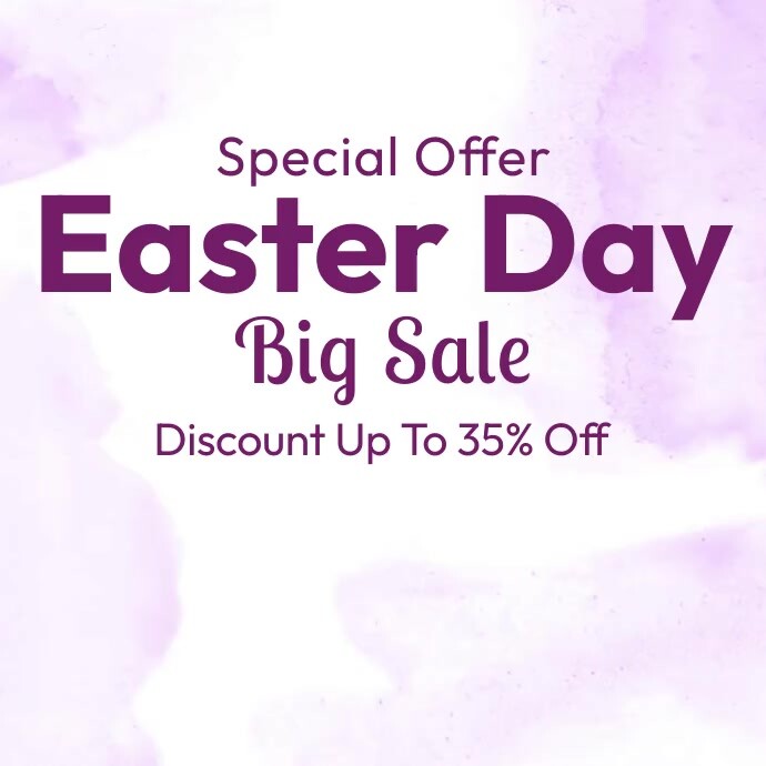 Easter Big Sale Template | PosterMyWall