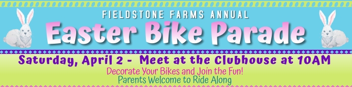 Copy of Easter Bike Parade 2' x 8' Banner | PosterMyWall