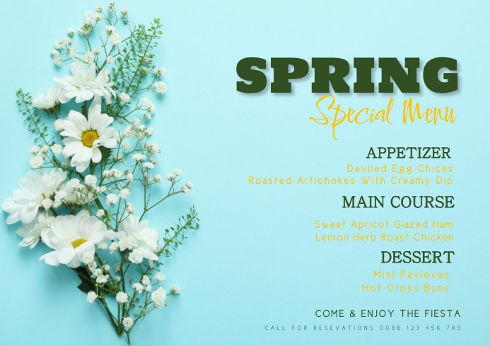 easter brunch,eater menu,event Template | PosterMyWall