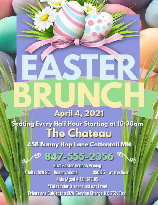 Easter Brunch 3 Template | PosterMyWall