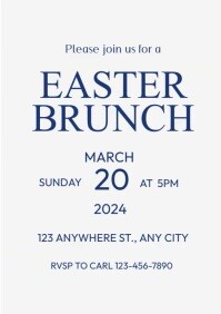 Easter Lunch Ads Template | PosterMyWall