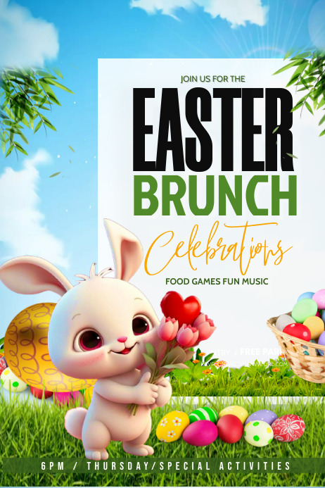 easter brunch Template | PosterMyWall
