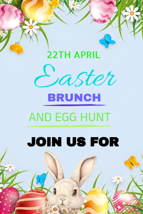 Easter Brunch Template | PosterMyWall
