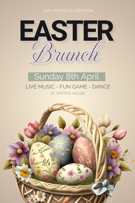 Plantilla de easter brunch | PosterMyWall