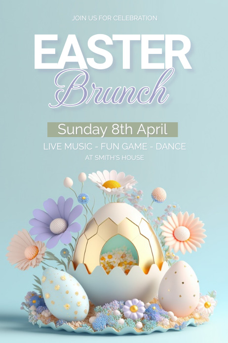 easter brunch Template | PosterMyWall