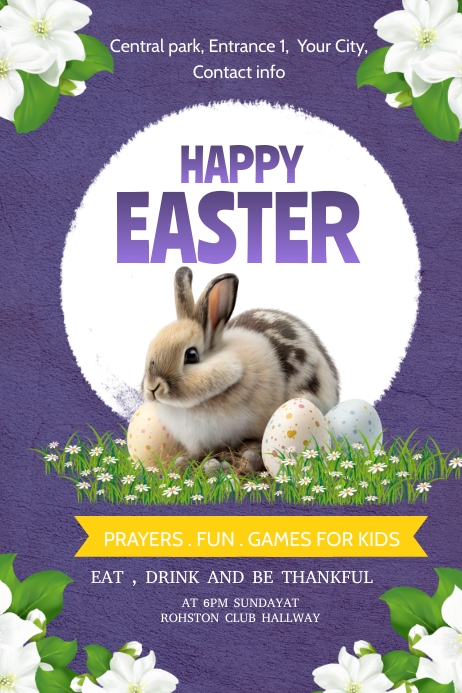 Easter brunch Template | PosterMyWall