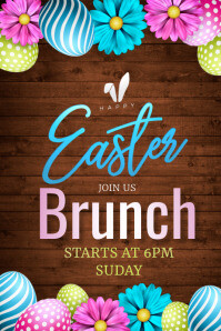 EASTER BRUNCH Template | PosterMyWall