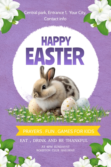 Easter brunch Templat | PosterMyWall