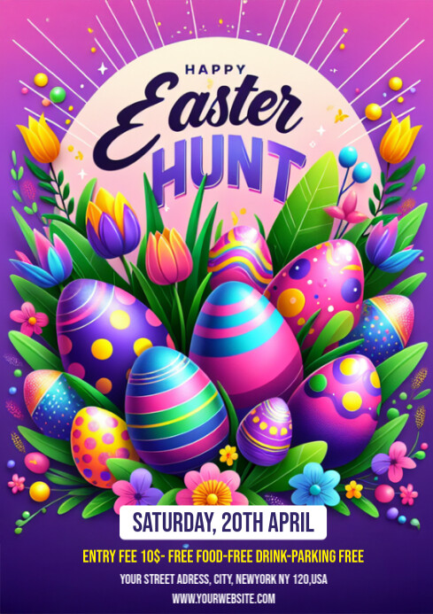 Easter brunch flyer Template | PosterMyWall