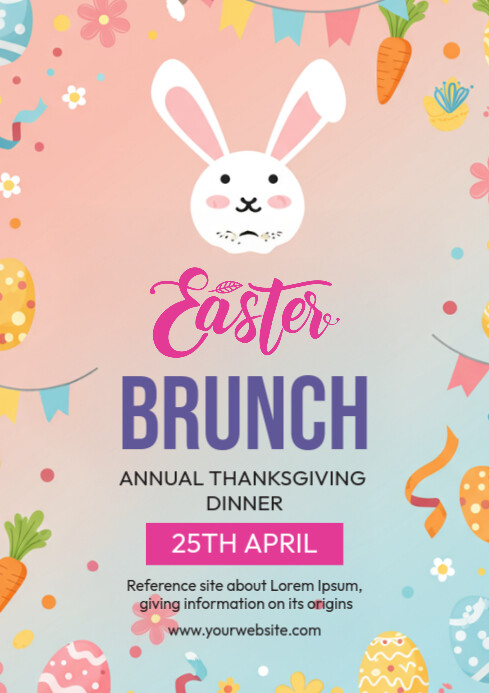 Copy of Easter Brunch Flyer | PosterMyWall