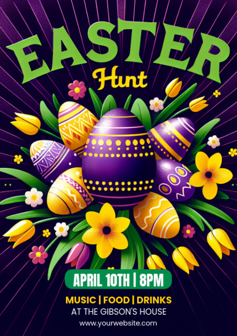 Easter brunch flyer Template | PosterMyWall