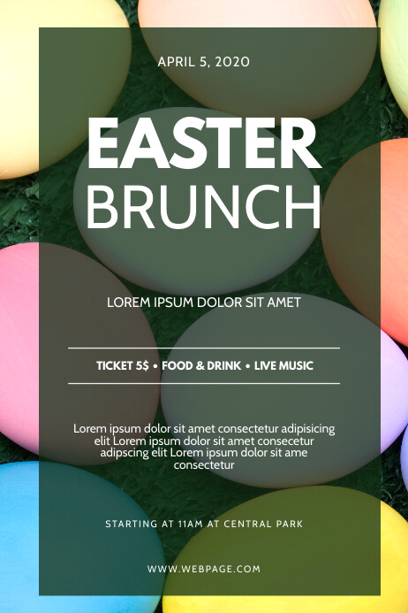 Copy of Easter Brunch Flyer Template | PosterMyWall