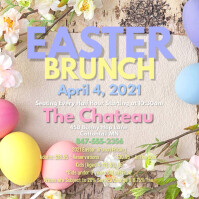 Easter Brunch Insta Template | PosterMyWall