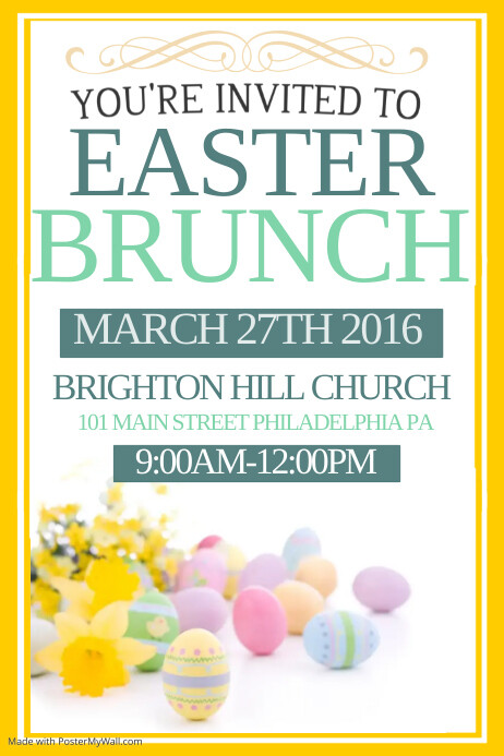 Customize 190+ Easter Brunch Flyer (US Letter) Templates | PosterMyWall