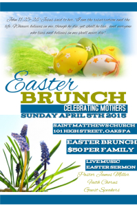 Easter Brunch Template | PosterMyWall