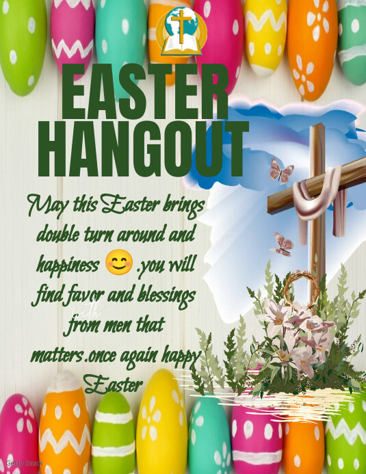 EASTER CARD/ Church flyer Template | PosterMyWall