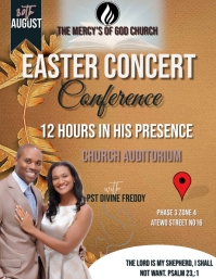 Easter Church Invitation Flyer Template | PosterMyWall