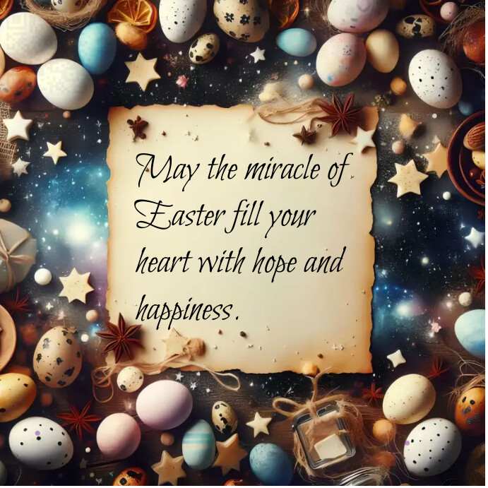 Easter card Template | PosterMyWall