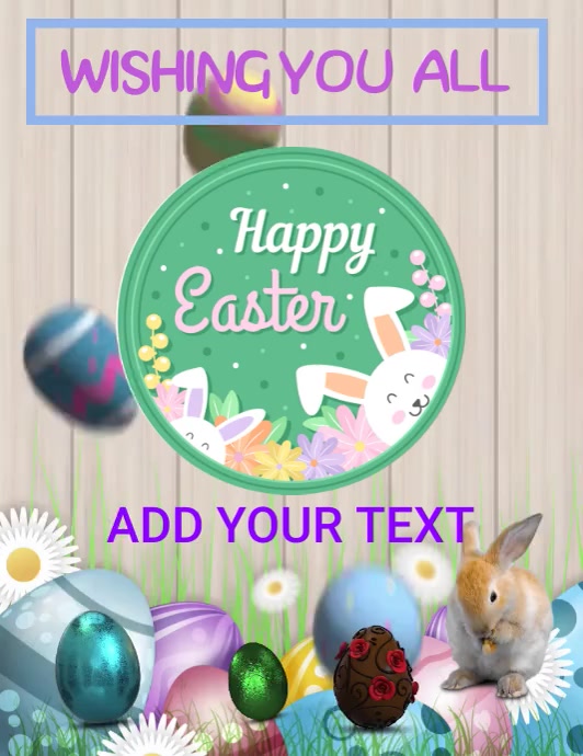 Easter Card Template | PosterMyWall