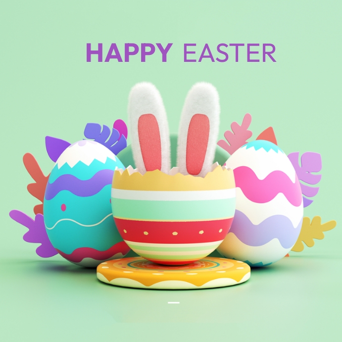 Plantilla de De Diseño de Tarjeta de Pascua | PosterMyWall