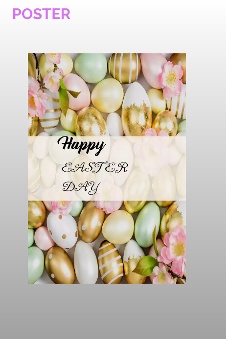 Plantilla de Easter card | PosterMyWall
