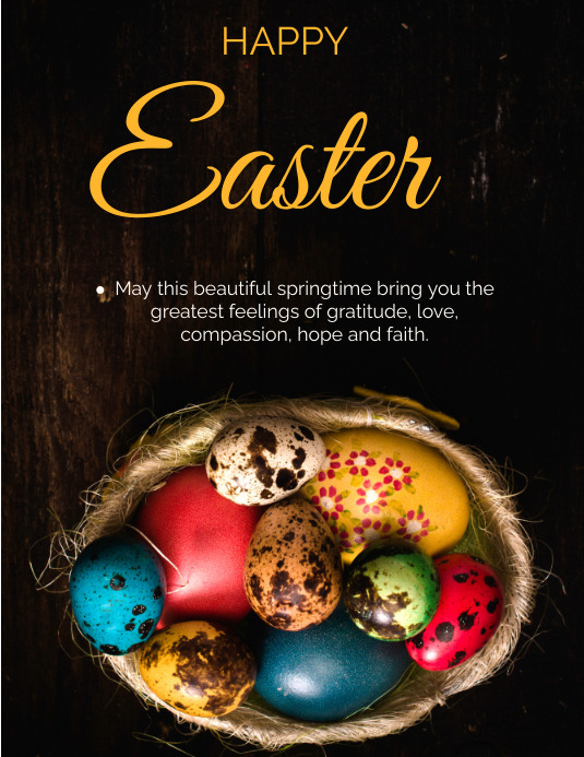 Plantilla de Tarjetas de Pascua | PosterMyWall