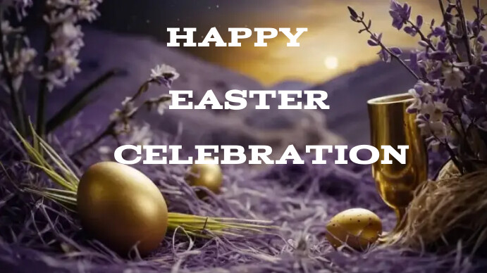 Easter Celebration Card Template | PosterMyWall