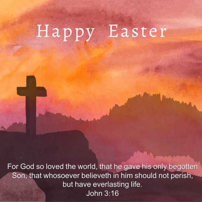Easter Celebration Card Template | PosterMyWall
