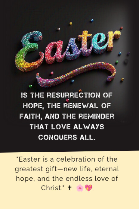 Easter celebration Templat | PosterMyWall