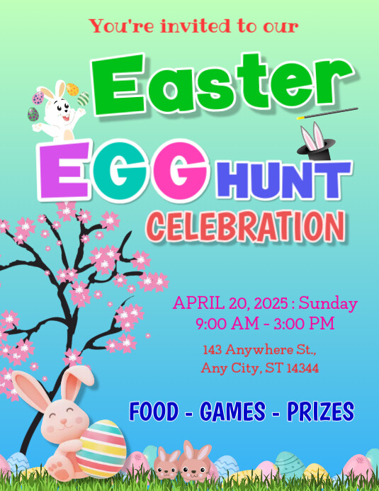 Easter Celebration Template | PosterMyWall