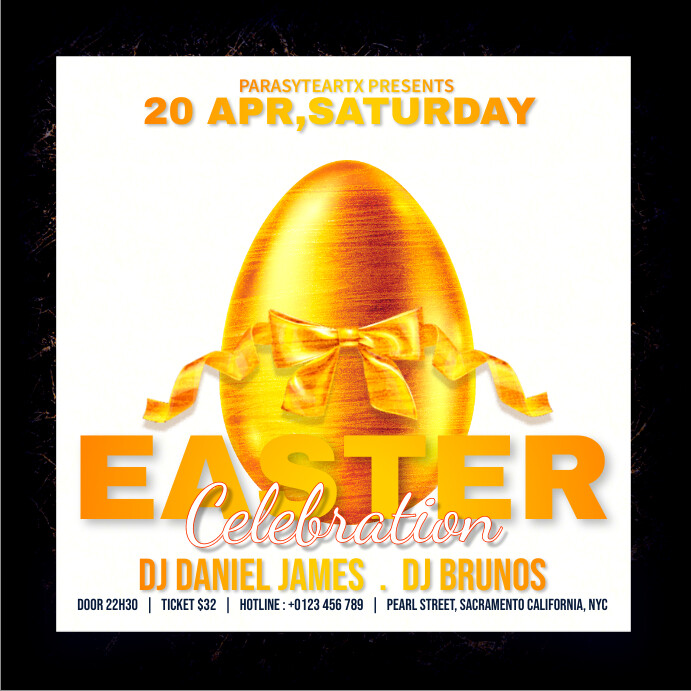 Easter Celebration Template | PosterMyWall