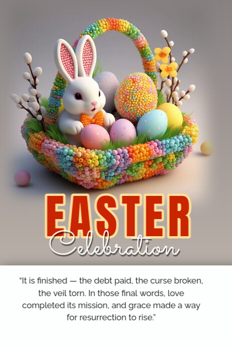 Easter celebration Template | PosterMyWall