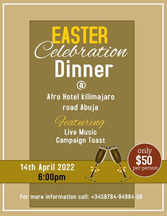 Perayaan Paskah Templat | PosterMyWall