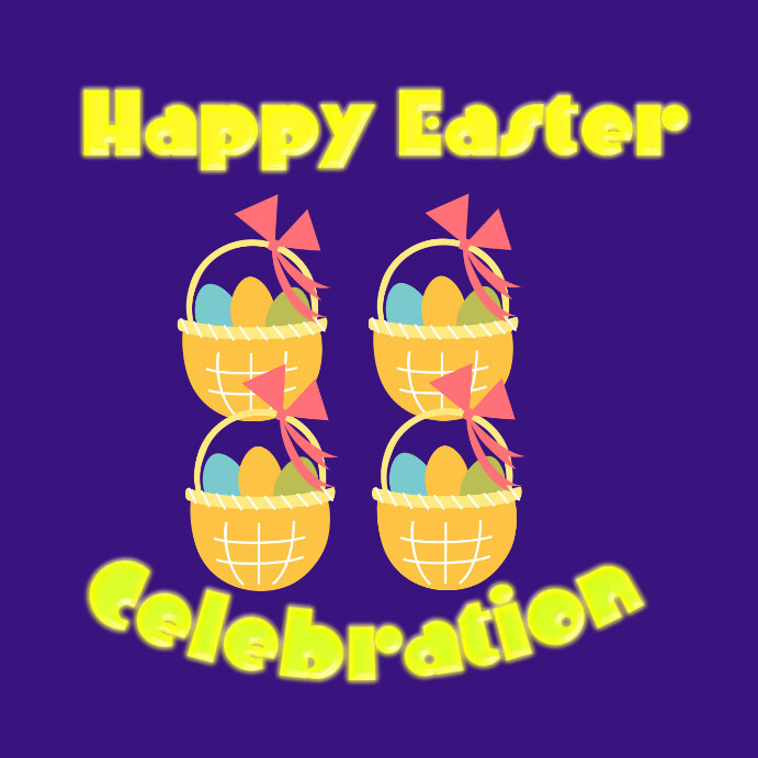 Plantilla de Easter celebration | PosterMyWall