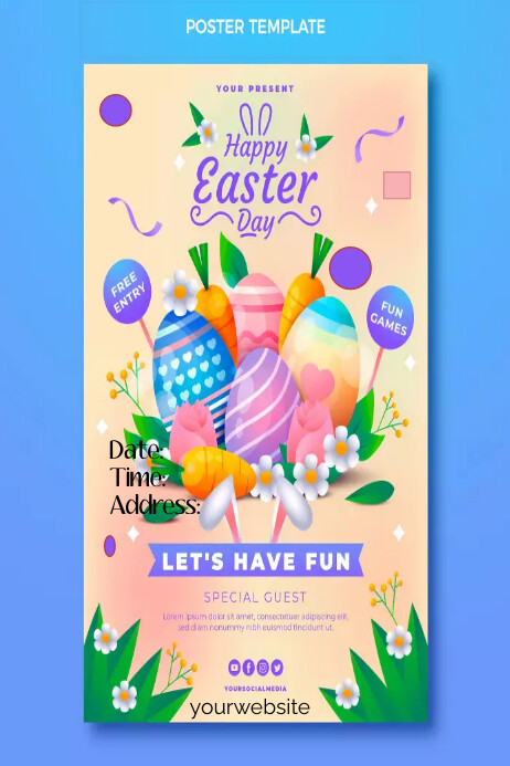 easter celebration Template | PosterMyWall
