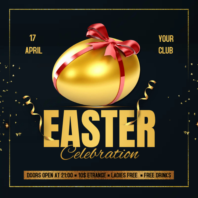 Easter Celebration Template | PosterMyWall