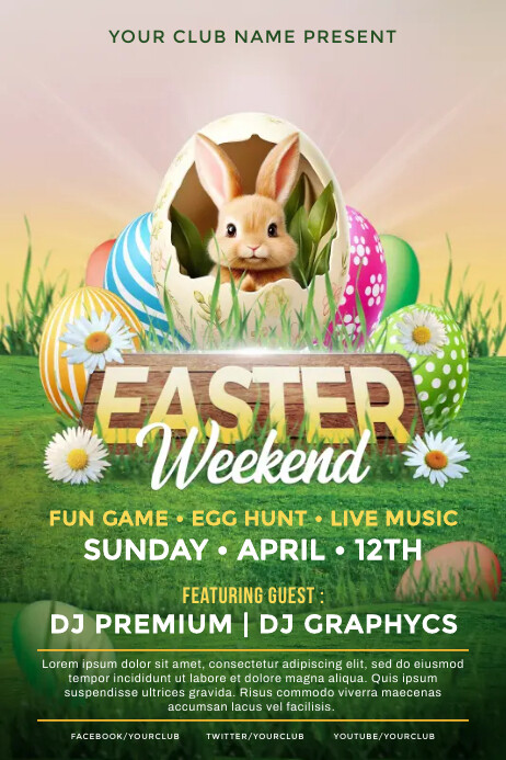 Copy of Easter celebration poster 2 | PosterMyWall