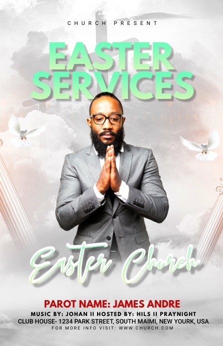 Easter Church Template | PosterMyWall