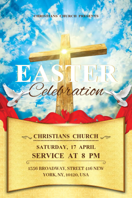 Easter Church Template | PosterMyWall