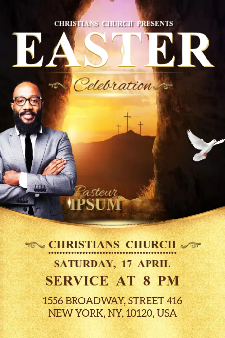 Easter Church Template | PosterMyWall
