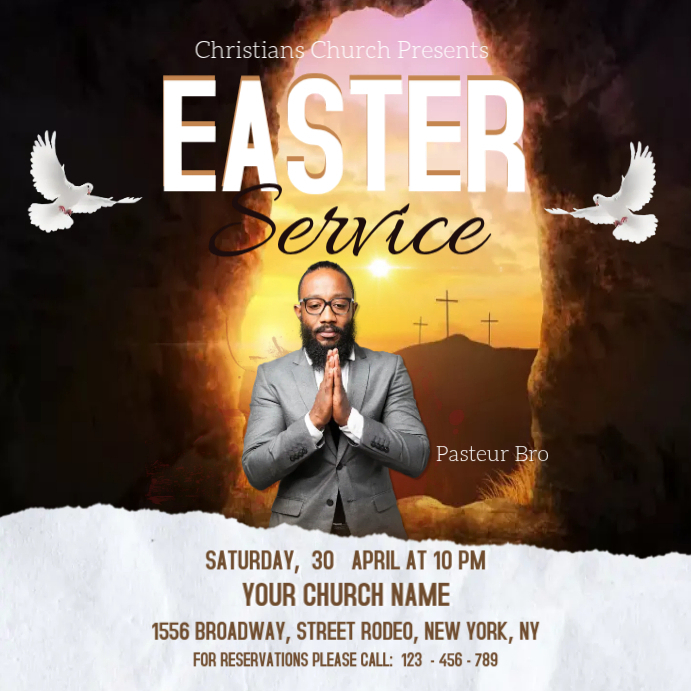 Easter Church Template | PosterMyWall