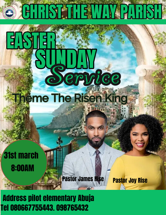 easter church flyer (1) Template | PosterMyWall
