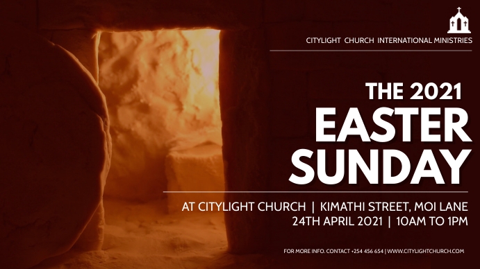EASTER church flyer Template | PosterMyWall