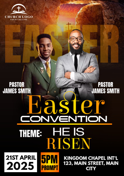 easter church flyer Template | PosterMyWall