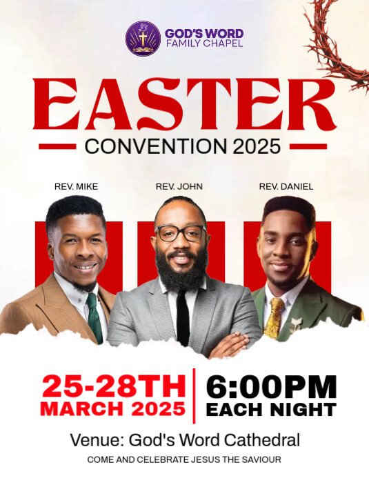 easter church flyer Template | PosterMyWall