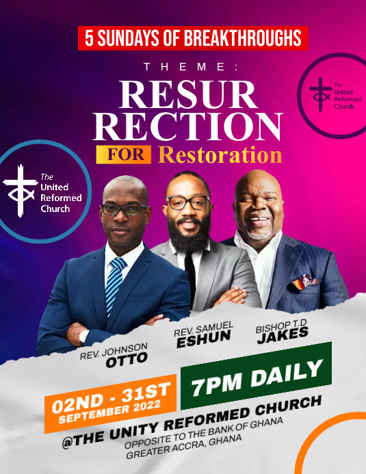 Easter Church Flyer Template | PosterMyWall