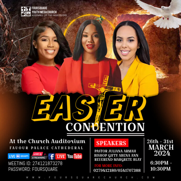 Plantilla de Easter Church Flyer Template | PosterMyWall