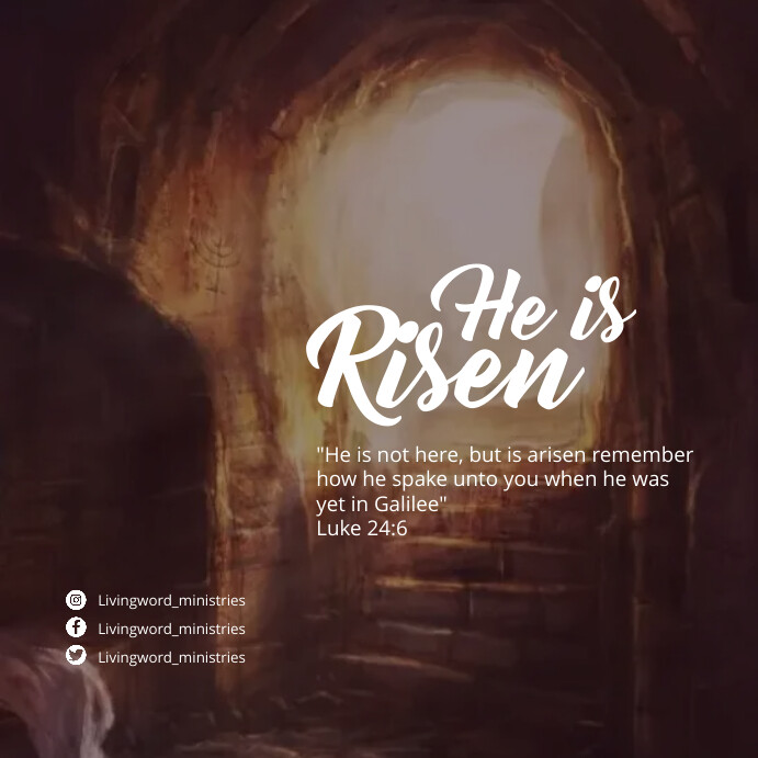 Easter church poster Template | PosterMyWall