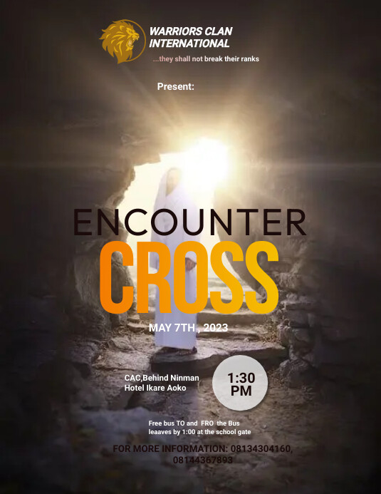 EASTER CHURCH PROGRAM Template | PosterMyWall